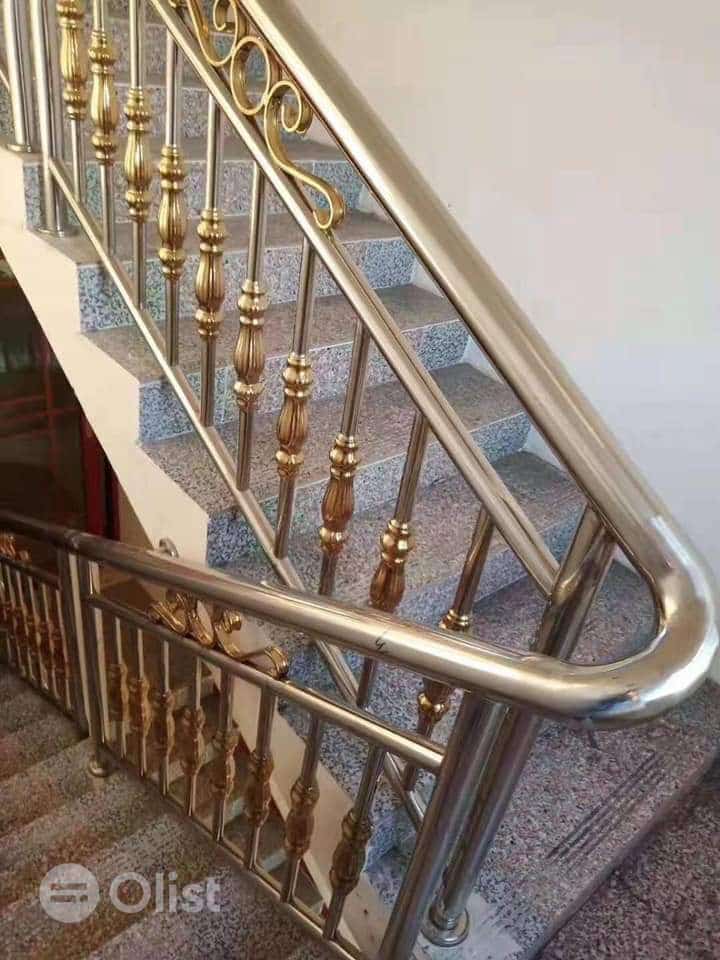 Stainless steel hand rails - Construct Ng
