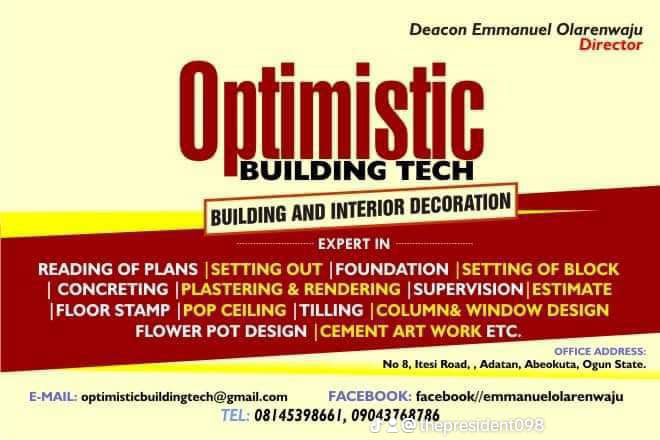 OPTIMISTIC BUILDING TECH - Construct Ng