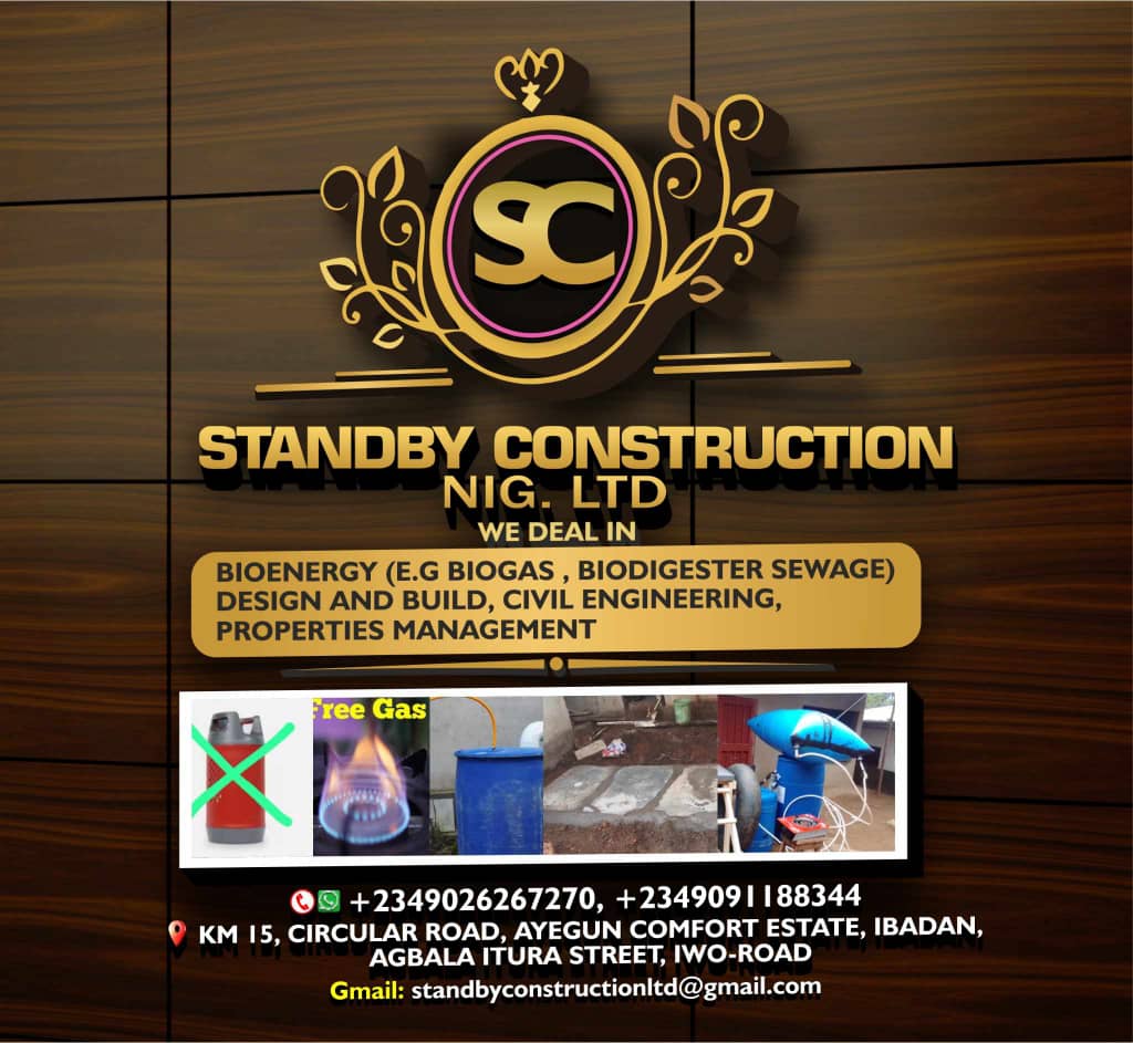 STANDBY TECHNOLOGY CONCEPTS NIG.LTD RC:2000774 - Construct Ng