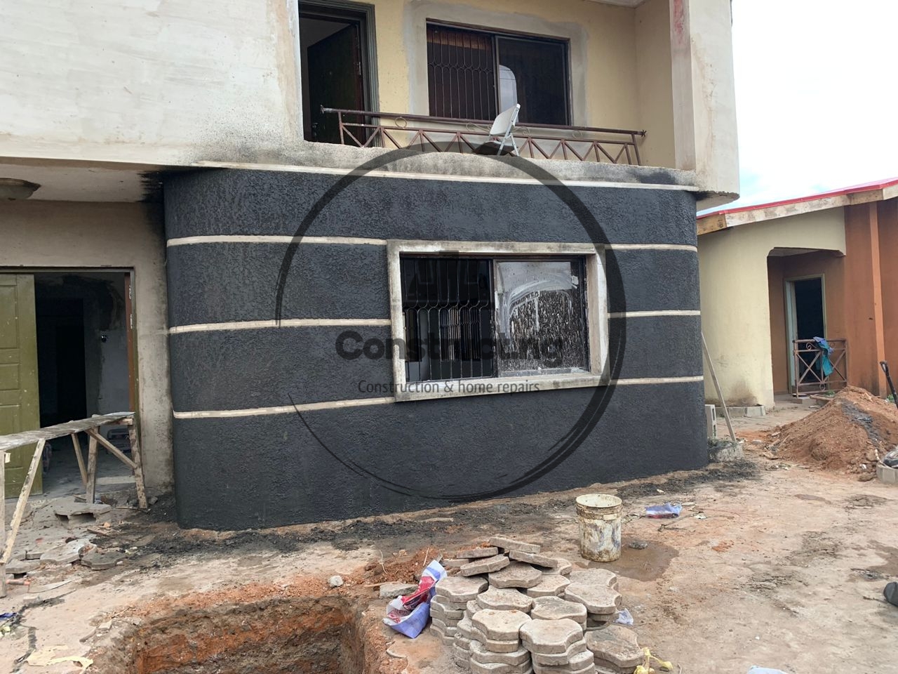 OP SCREEDING AND PAINTING - Construct Ng