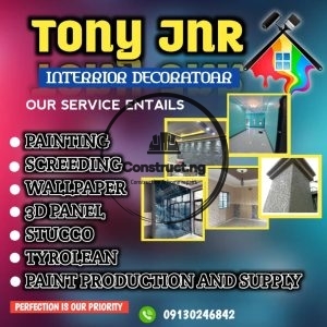 TONY JNR INTERIOR DECORATOR - Construct Ng