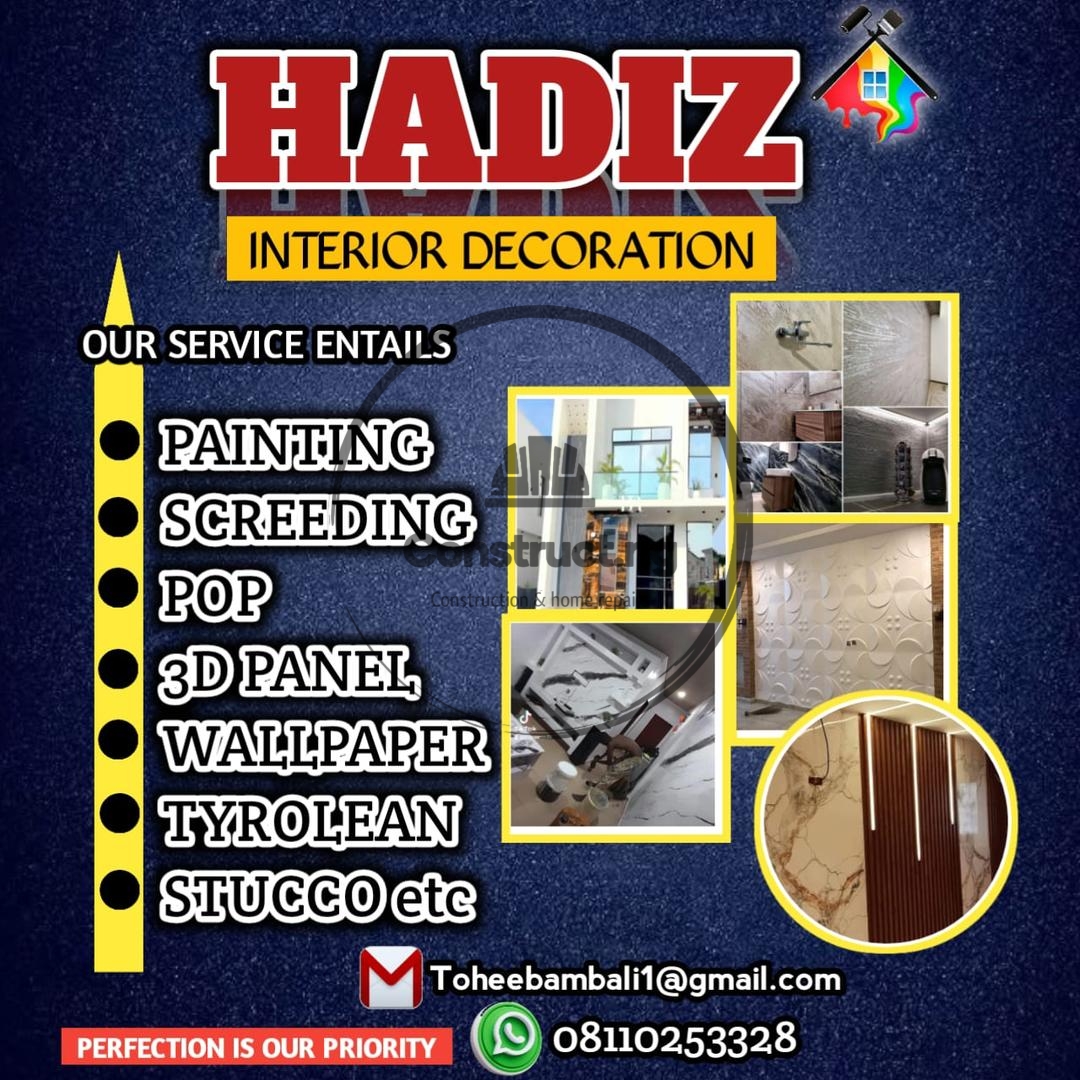 HADIZ INTERIOR DECORATION - Construct Ng